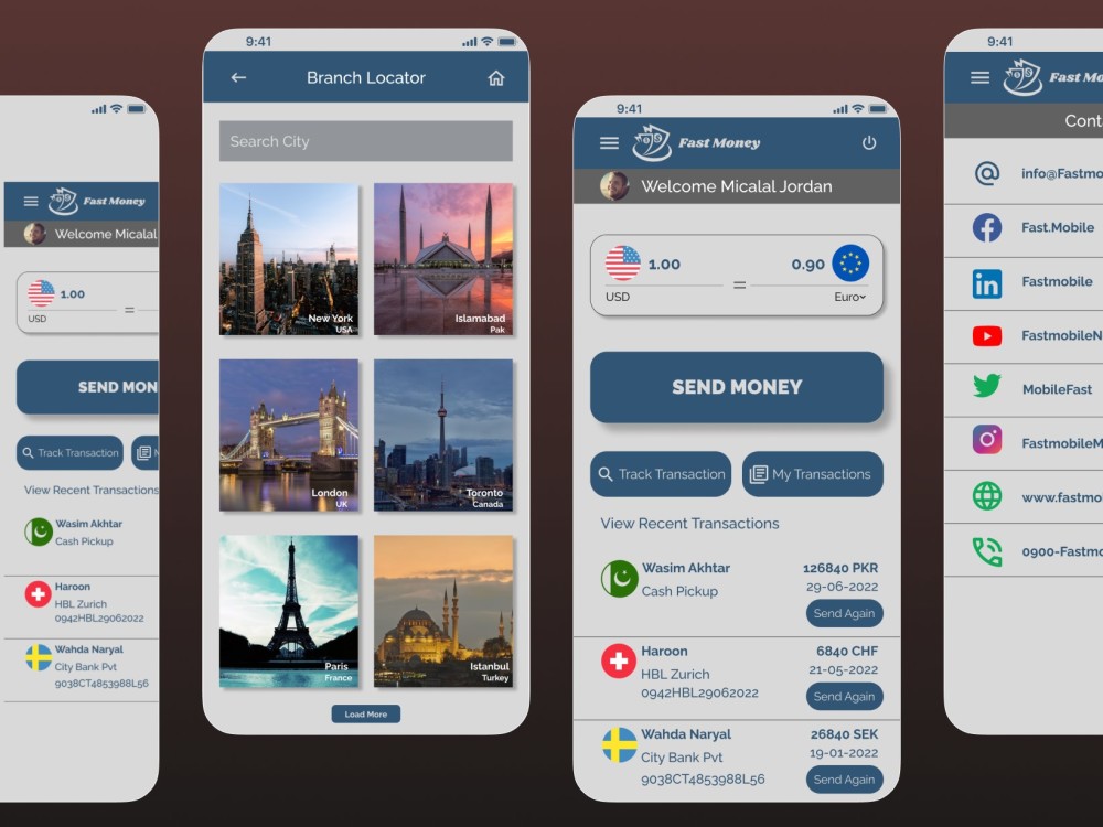 Unique mobile app UI UX design | Upwork