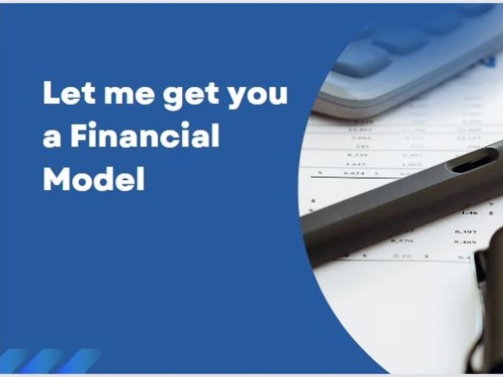 A professional financial model. | Upwork