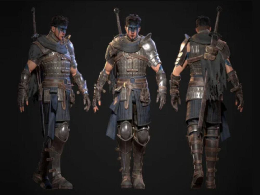 3d character model, 3d modularity polycount,uv map, scan model,game animate | Upwork