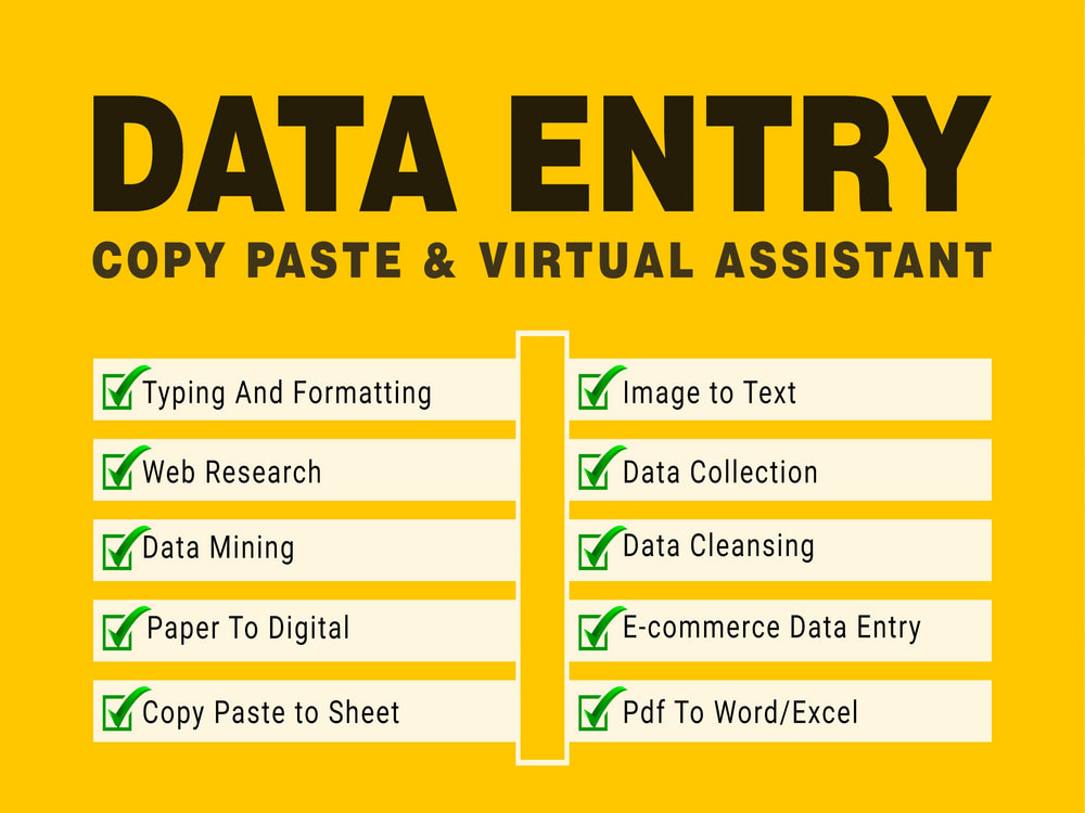 A professional high quality data entry service. | Upwork