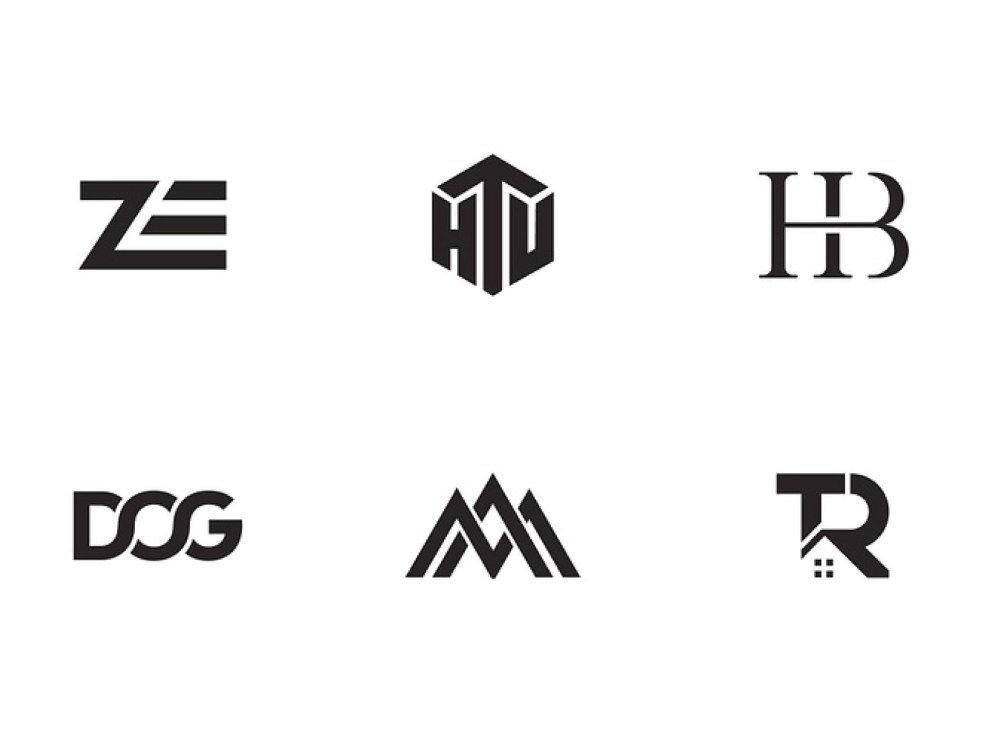 A premium monogram initial letters logo | Upwork