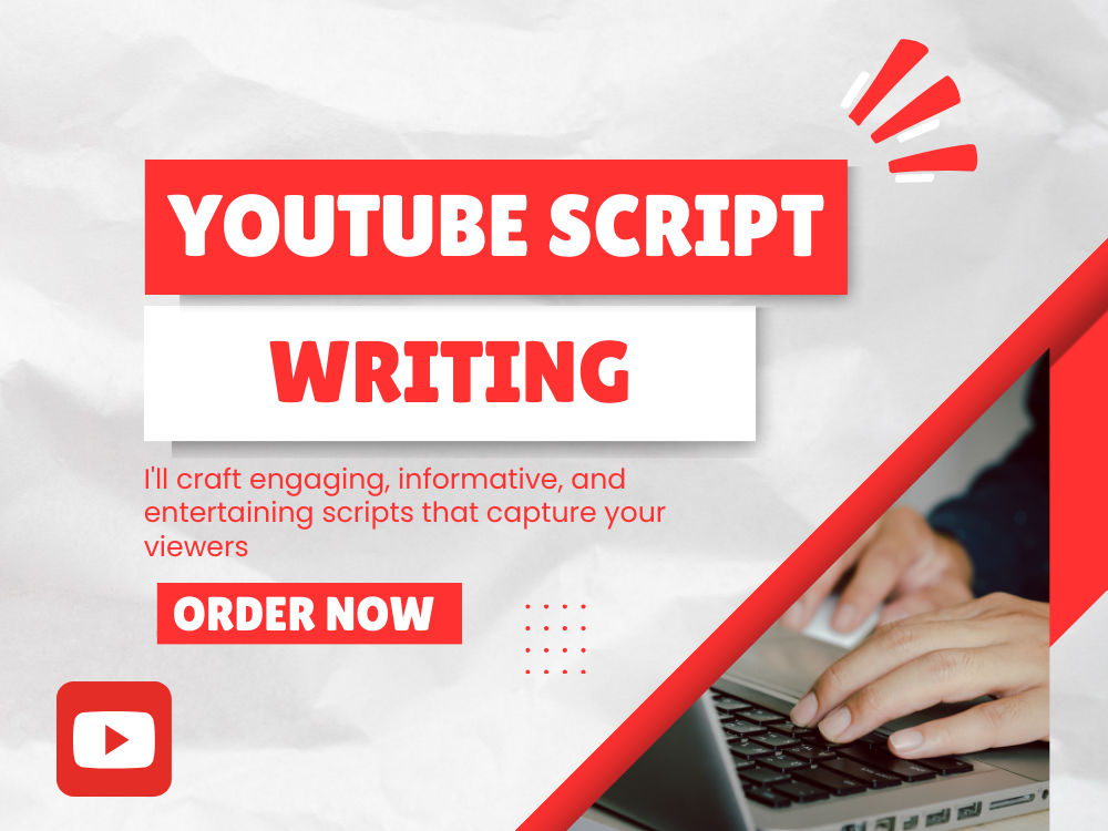 Captivating YouTube script writing for your channel, YouTube script ...
