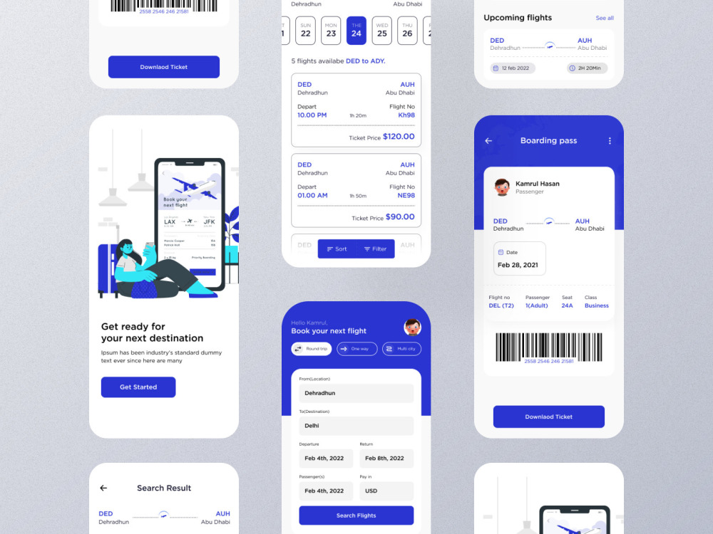 Custom Ui And Ux Design For Your Android Ios Mobile Application Upwork
