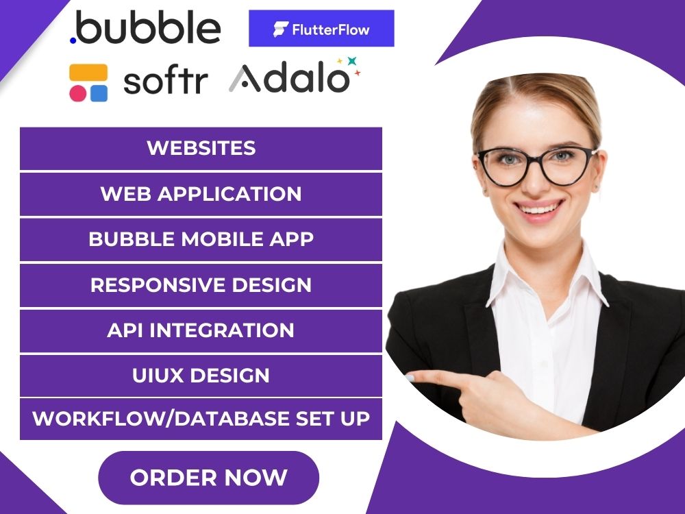 Bubble Web App Adalobubble Flutterflow Mobile App Mvp Bubble Io App Upwork 6515