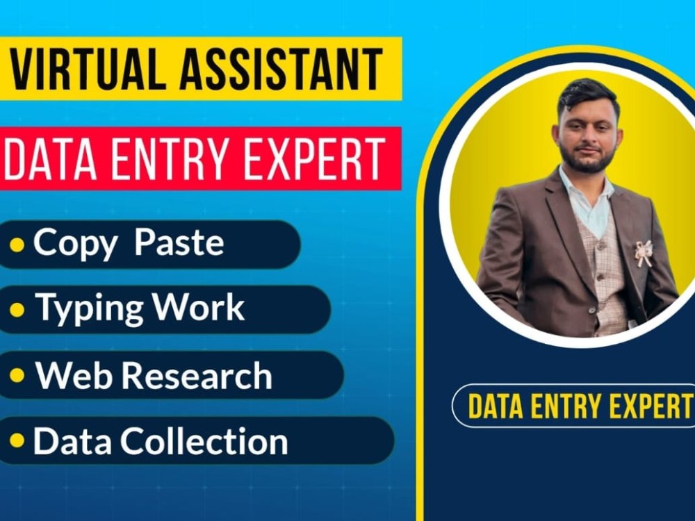 Fast data entry, copy paste, excel data entry, document conversion | Upwork