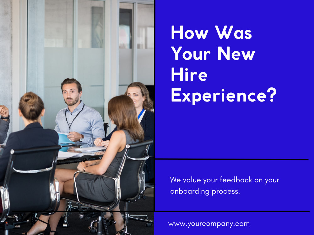 A new hire experience survey that measures your onboarding ...