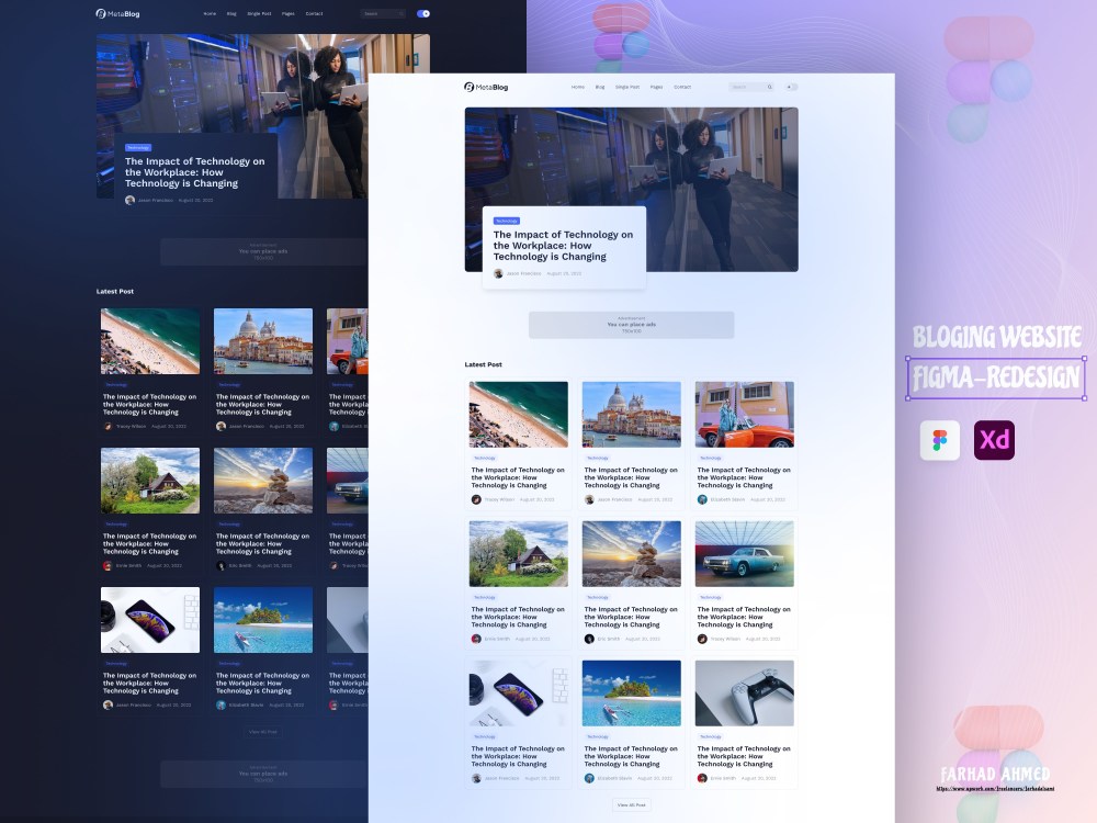 Website Redesign | Modern UX UI Redesign with Figma/Adobe XD | Upwork