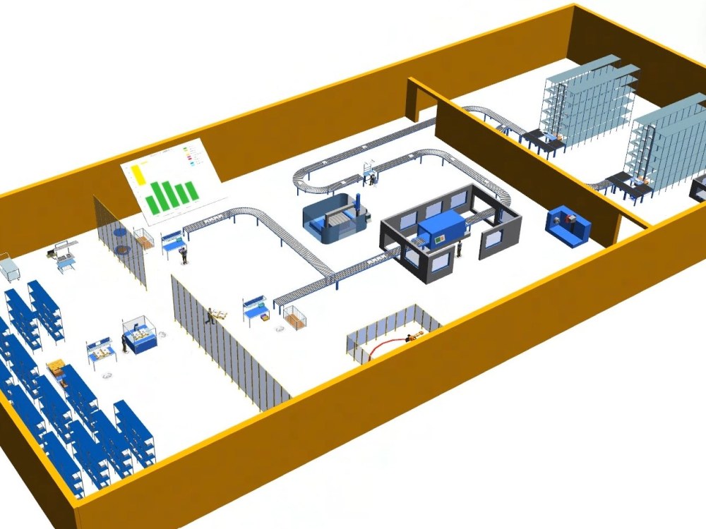 A fantastic simulation of your plant layout to optimize efficiency | Upwork