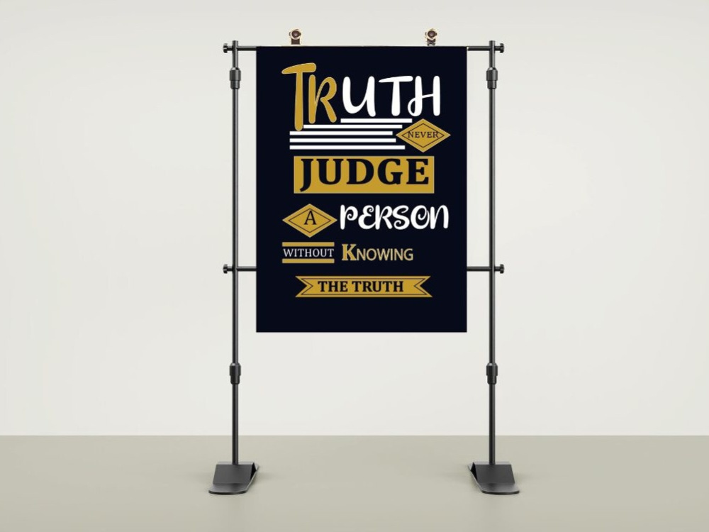 Stylish typography posters with mokups | Upwork