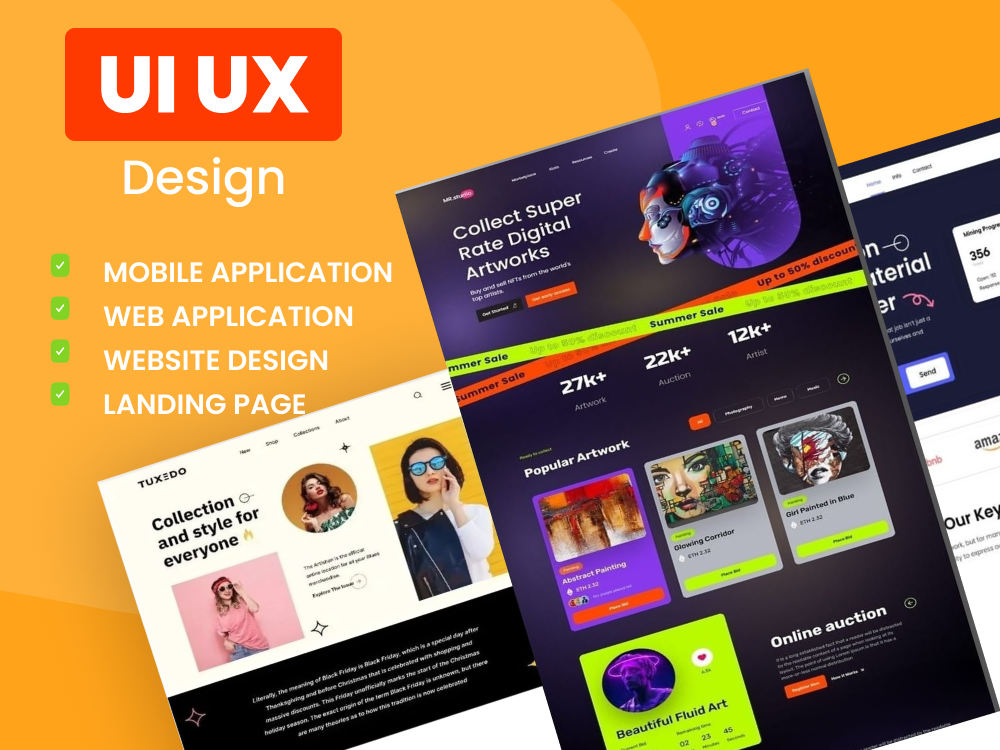 Figma website design, figma landing page, website ui ux | Upwork