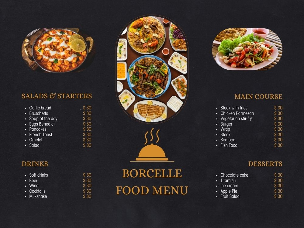 Stunning Menu Designs to elevate your business. | Upwork