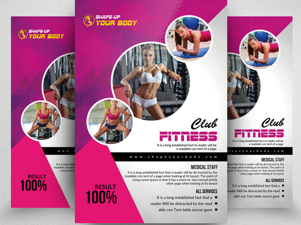 Fitness Flyer | Fitness Poster | Gym Poster | Workout Flyers | Upwork