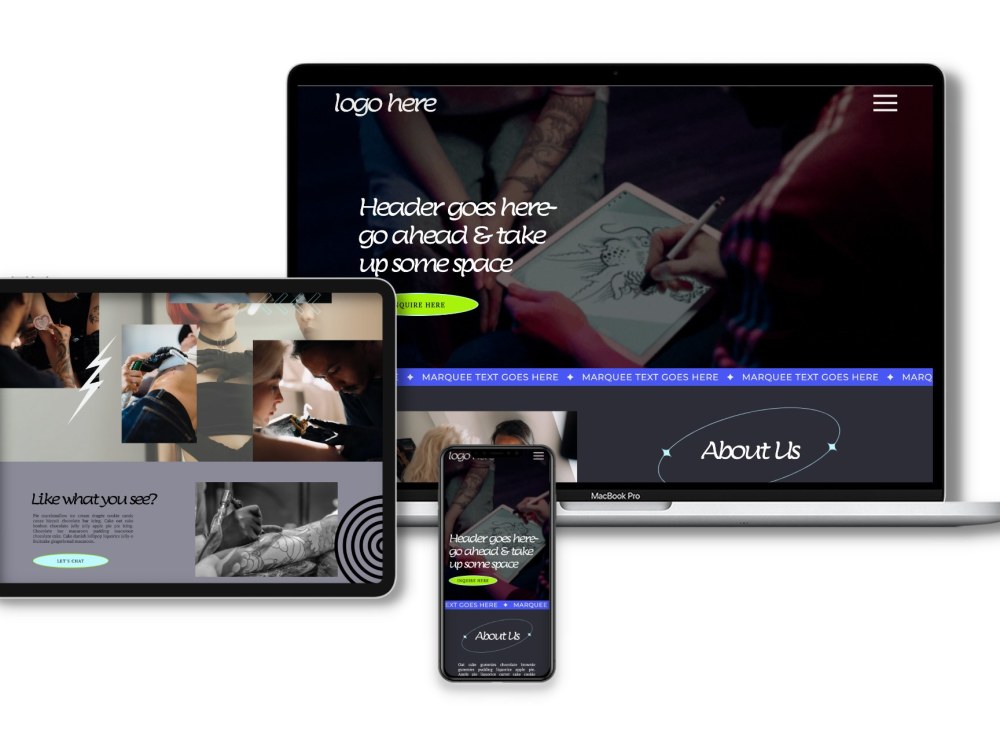 A new page for your existing Showit website! | Upwork