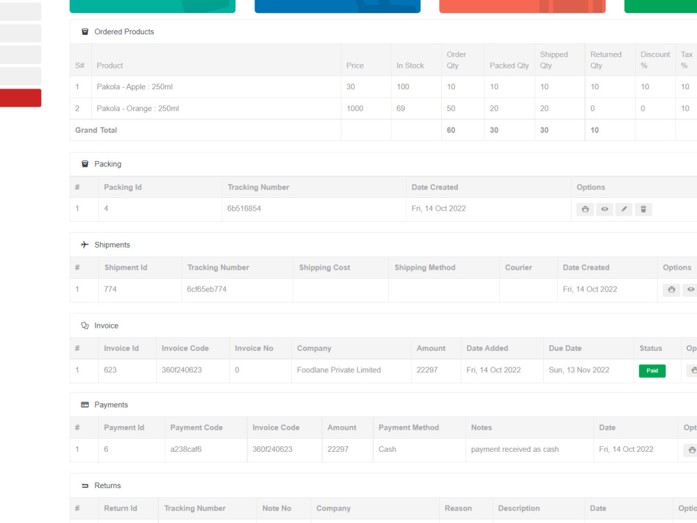 Online Order Management System | Upwork