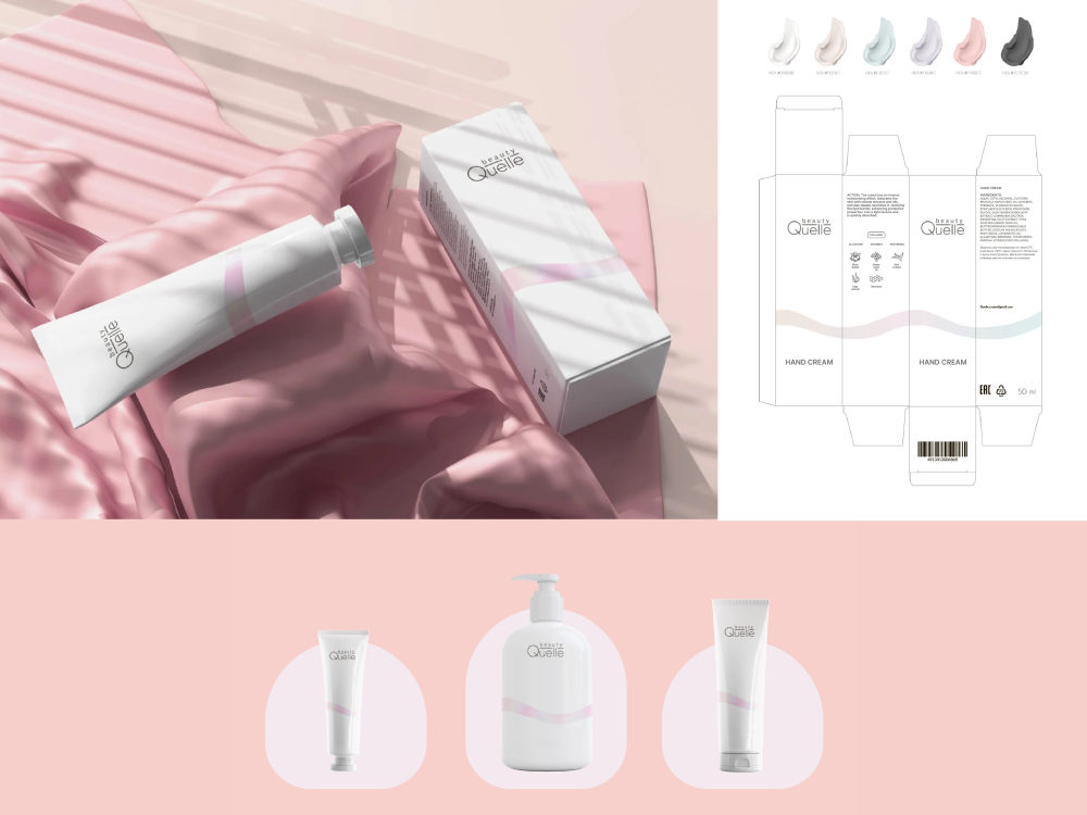 A package and label design with dielines | Upwork