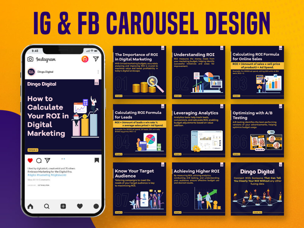 The most impactful social media & Carousel posts for your IG, FB ...