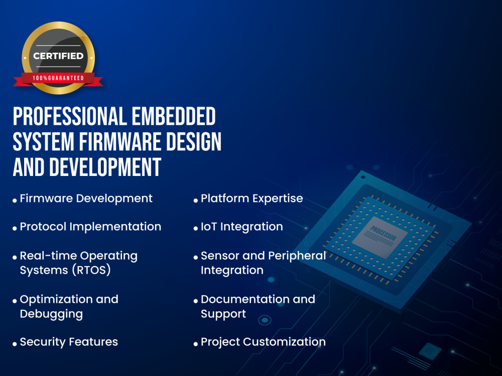 Embedded System Firmware Design and Development for Your Product | Upwork