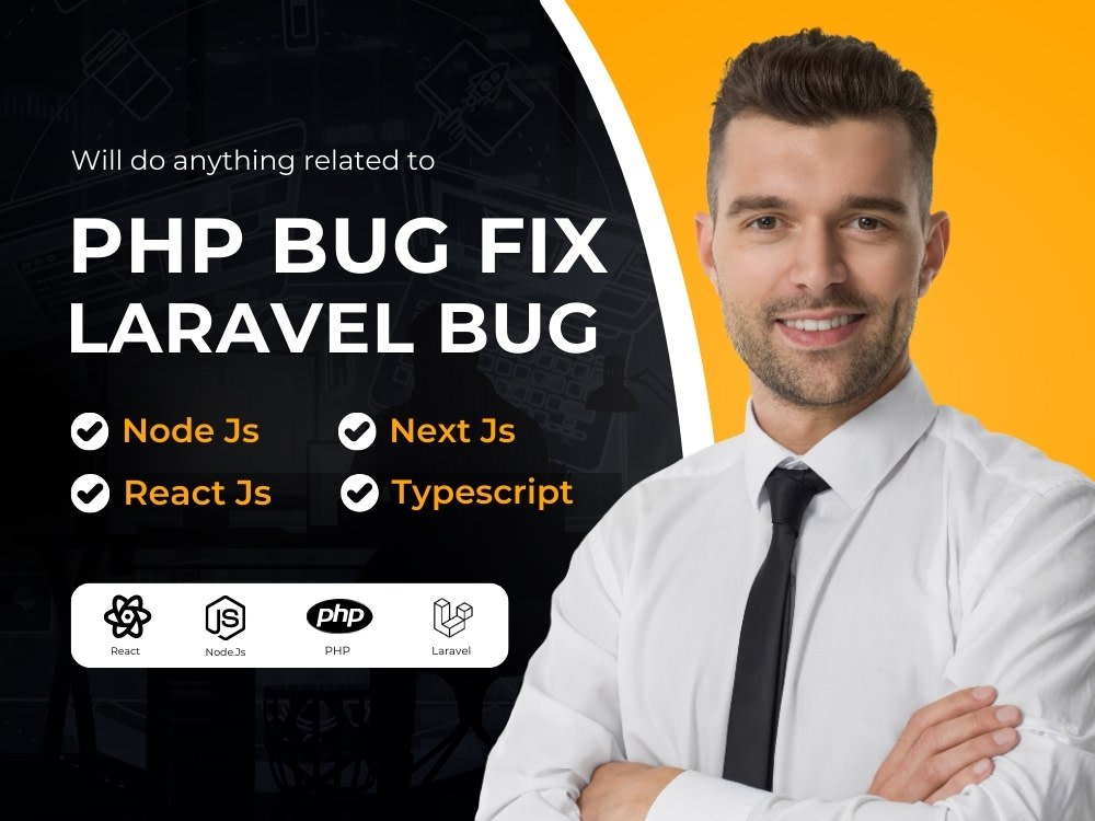Bug fixes for Node.js, React.js, TypeScript, Vue.js, Laravel, and PHP ... Bug fixes for Node.js, React.js, TypeScript, Vue.js, Laravel, and PHP ...