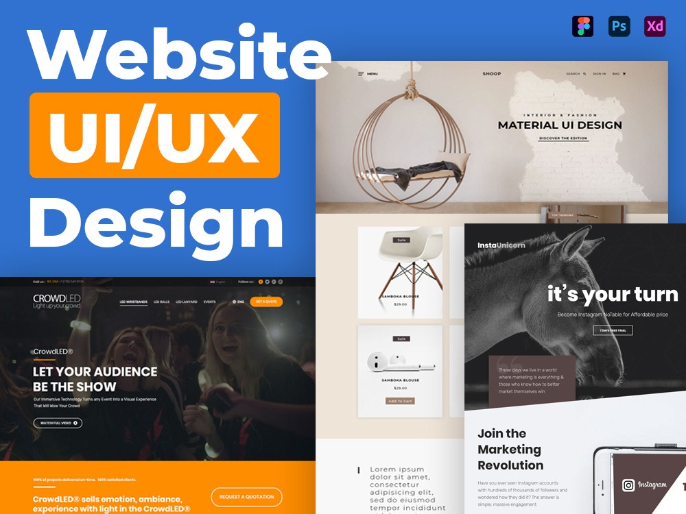 Awesome website landing page | Upwork