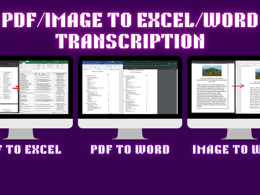 Data entry specialist with all types of data entry Excel, Word typing ...
