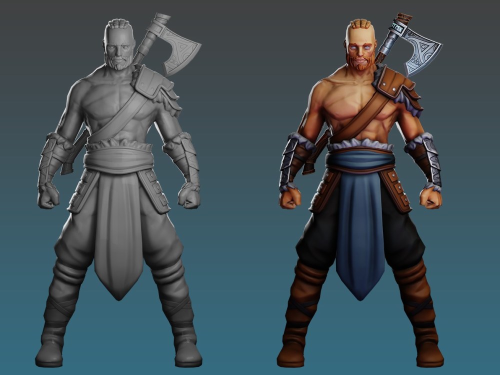 A stylized 3D game character | Upwork