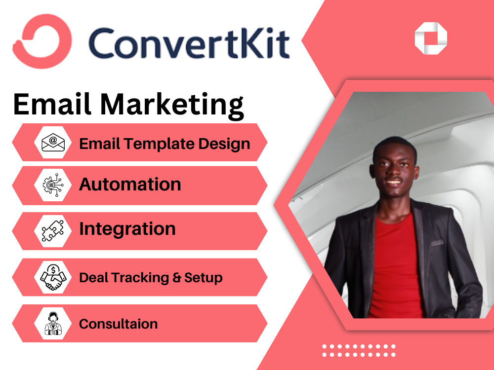 Convert kit marketing automation email template landing pages | Upwork