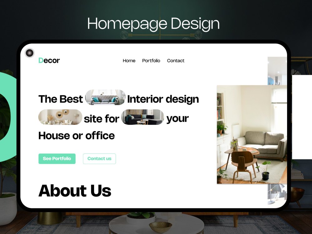 A beautiful UI or web design visuals | Upwork