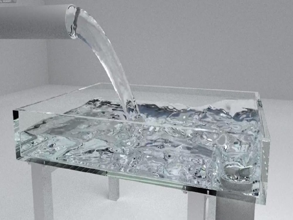 A highly realistic 3d water simulation animation | Upwork