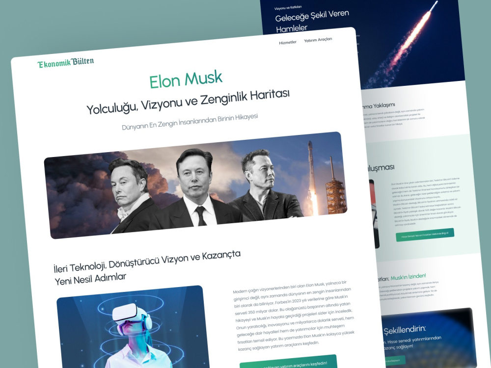 An Interactive Website Design For Your Blogs and Contents | UX & UI ...