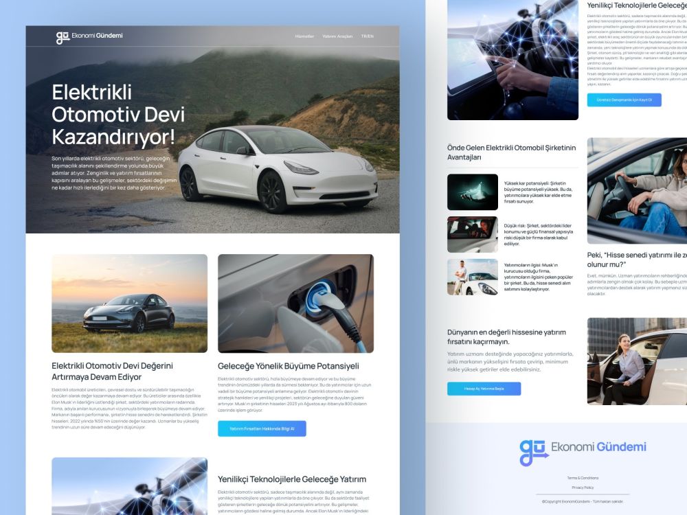 An Interactive Website Design For Your Blogs and Contents | UX & UI ...