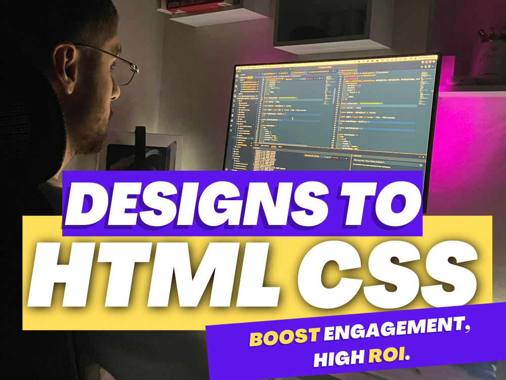Figma To Html Psd To Html Xd To Html Css Responsive Websites Landing Page Upwork