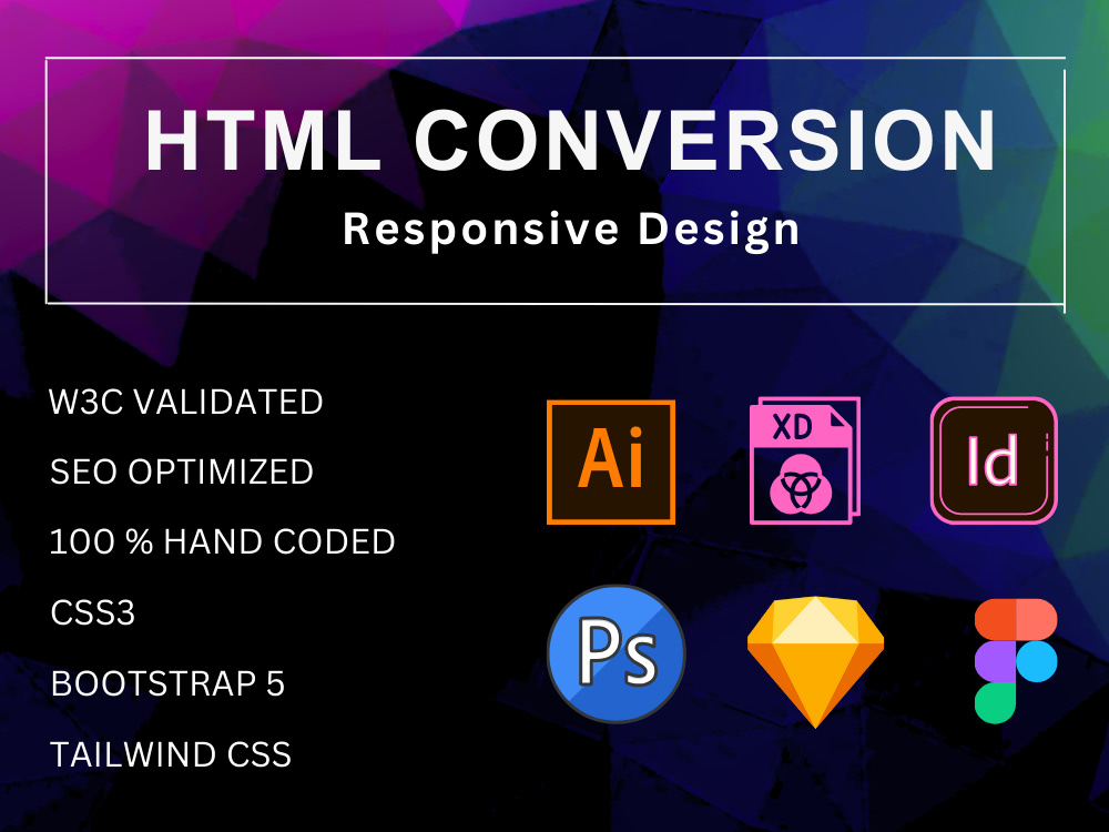 Pixel-perfect figma to html & psd to html conversion services | Upwork