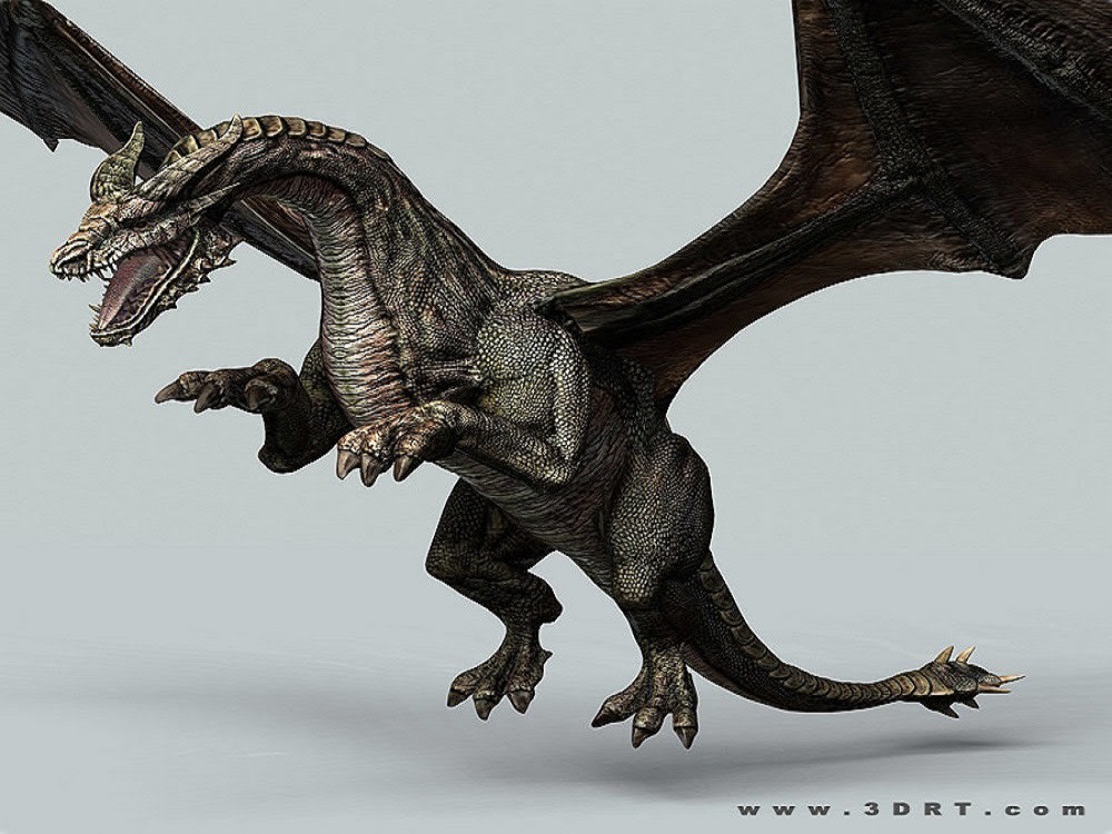 Realistic cgi 3d dragon animation, 3d animal animation, vfx, 3d model ...