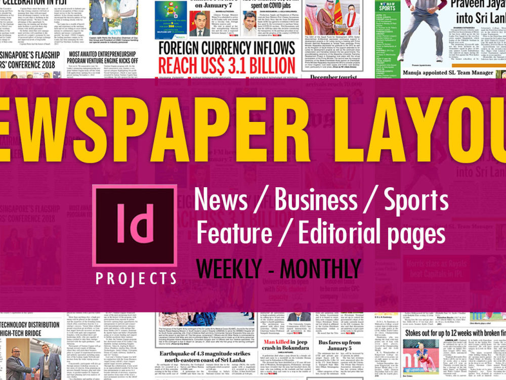 Professional Editorial newspaper, tabloid layout design | Upwork