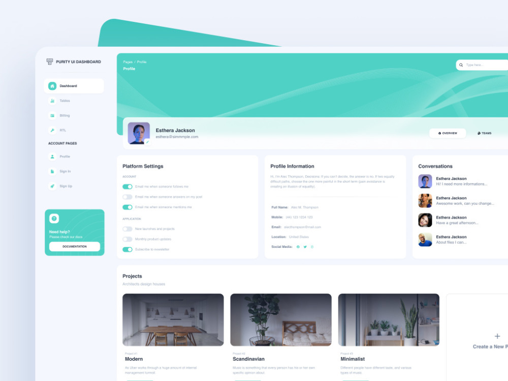A creative crm dashboard design | Upwork