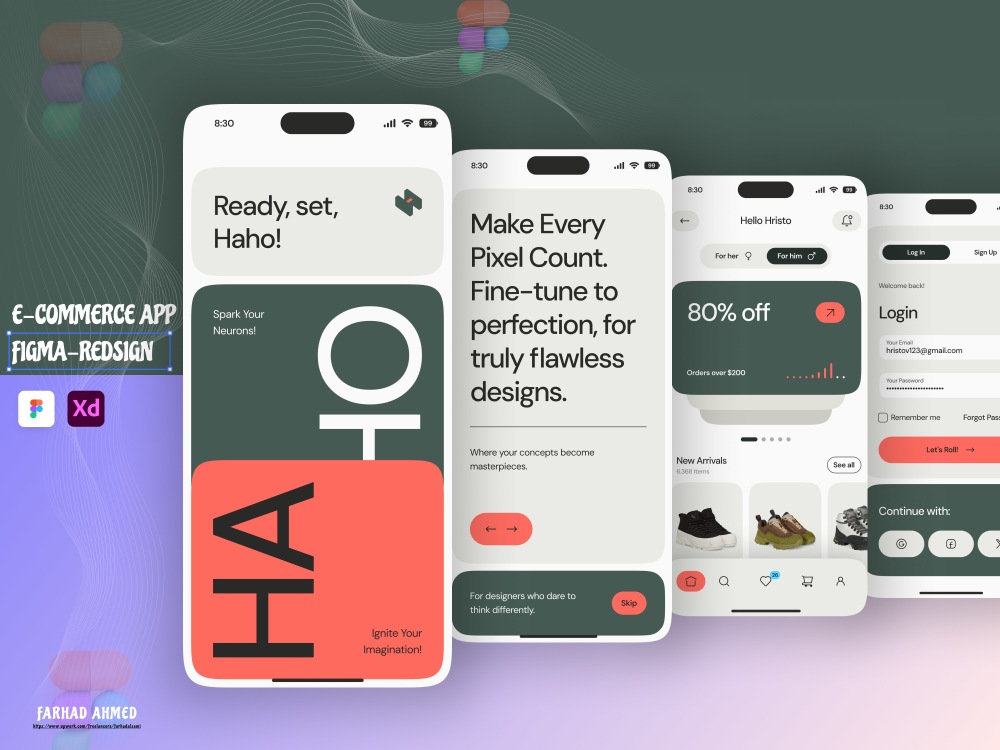 IOS/Android App Redesign | Modern UX Redesign with Figma/Adobe XD | Upwork