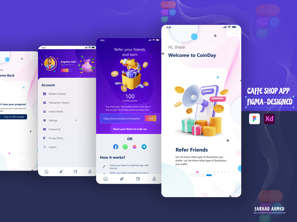 IOS/Android App Redesign | Modern UX Redesign with Figma/Adobe XD | Upwork