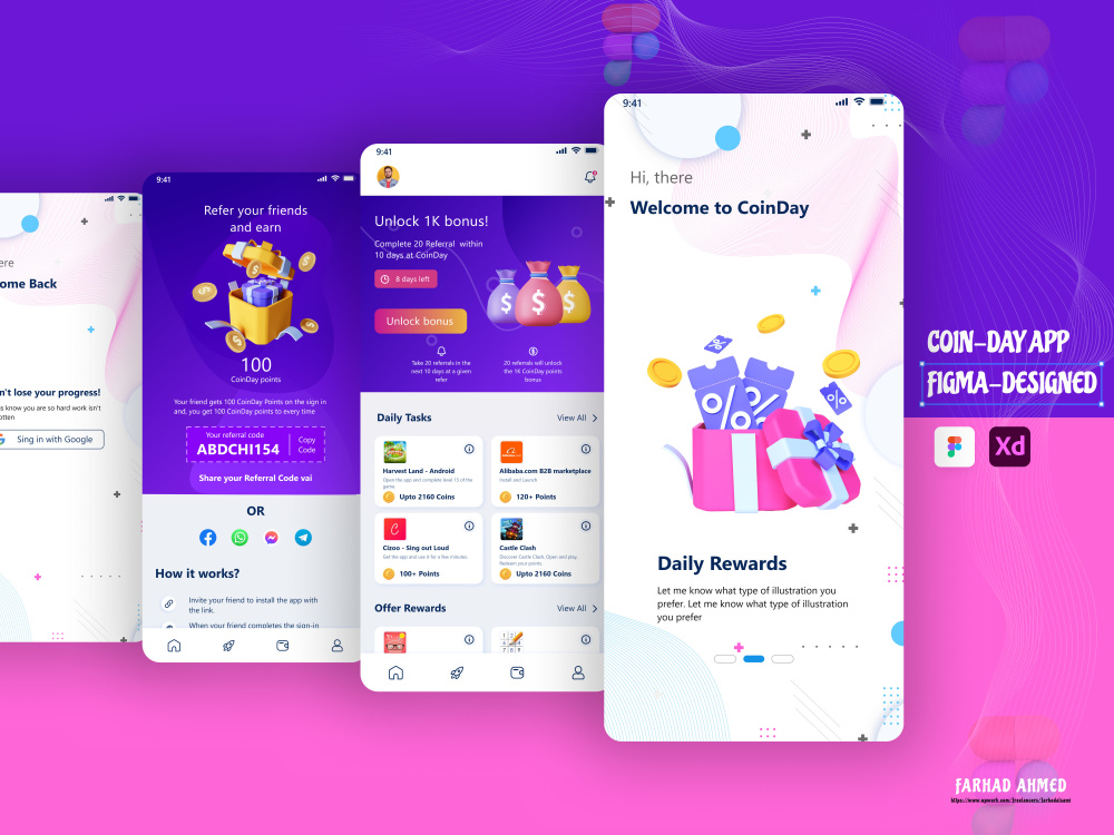 UI/UX Design for Mobile Apps - Using Cutting-Edge Figma & Adobe XD ...
