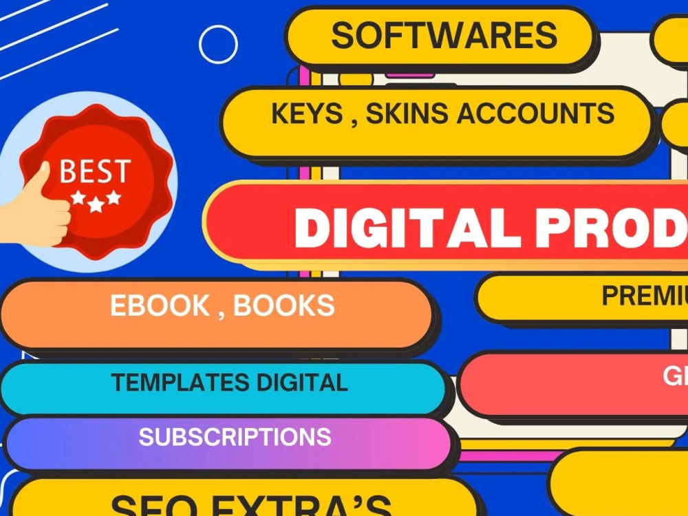 A professional digital products website key templates | Upwork