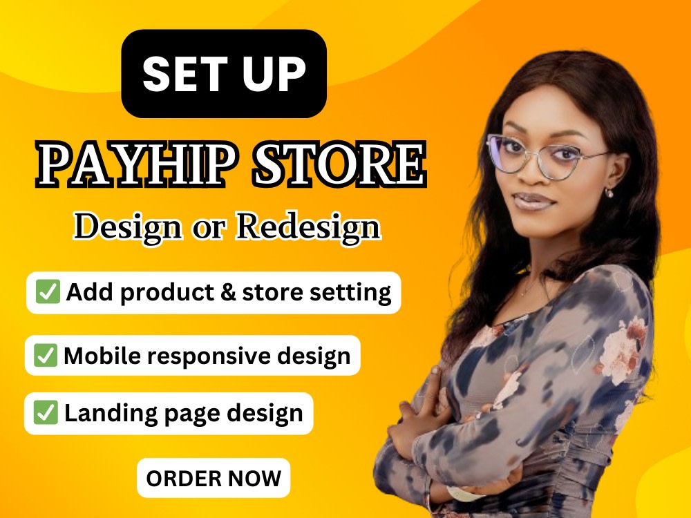 Payhip Store Design, landing page design and Customized Ecommerce Store ...