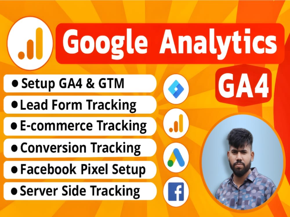 Google Analytics, Google Ads Conversion Tracking, Google Tag Manager, GTM | Upwork
