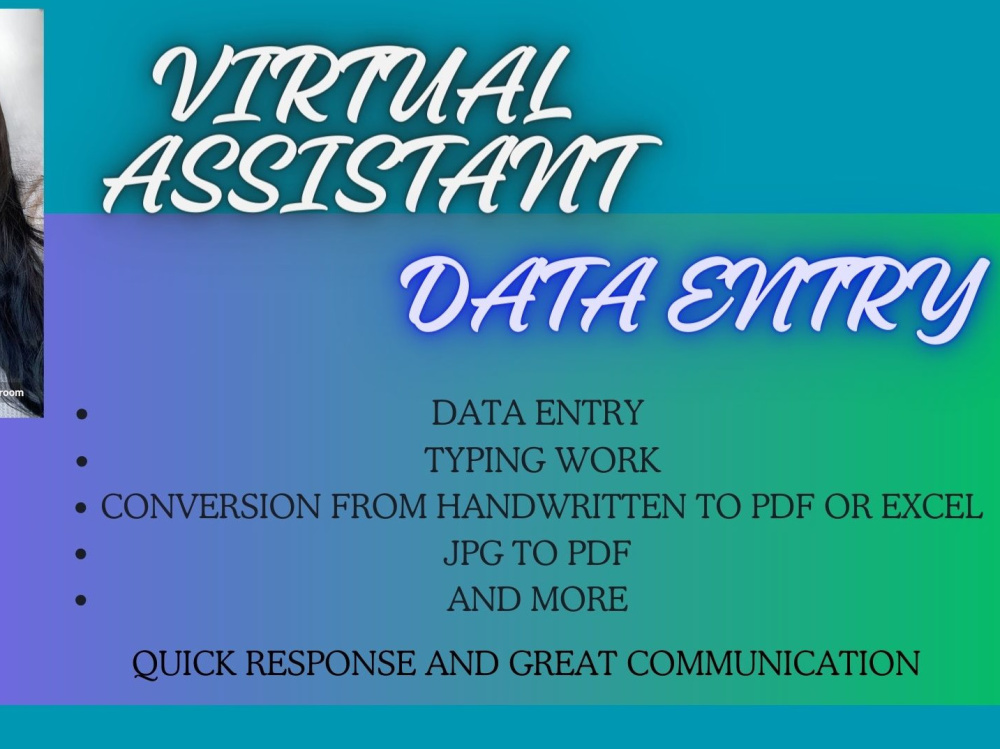 I will do data entry, typing work , handwritten conversions, | Upwork