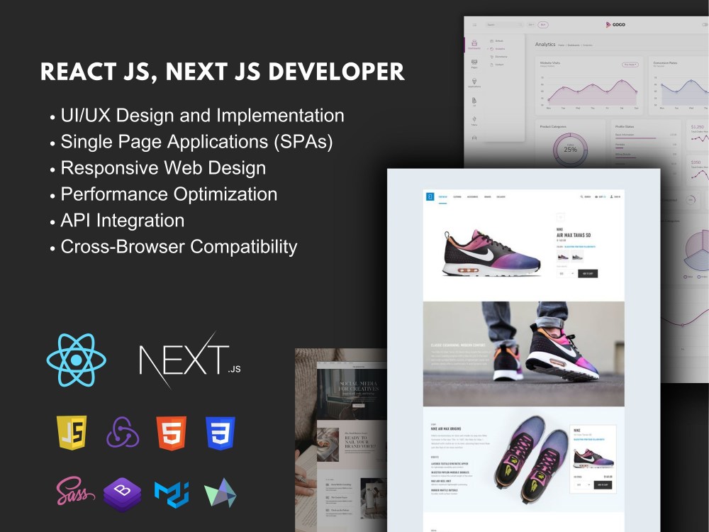 Reactjs Expert | Nextjs Frontend Development | Figma to React | Upwork