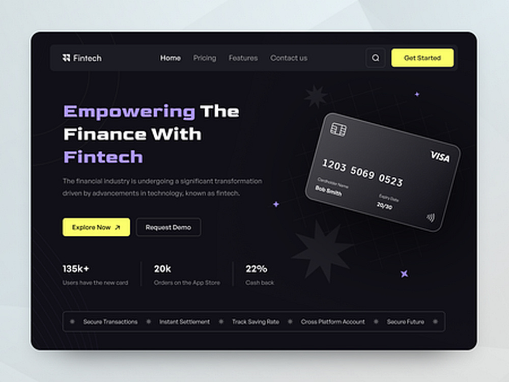 Modern professional UI UX landing page | Upwork