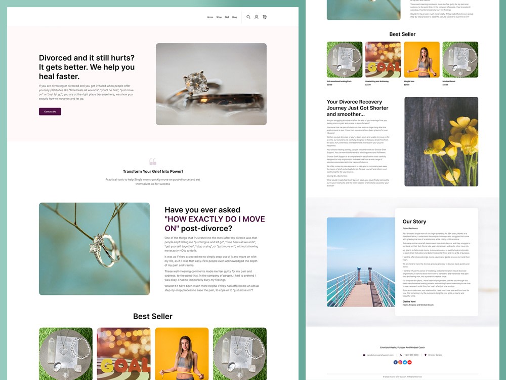 Landing Page for website design & mobile app | WordPress HTML ReactJS ...