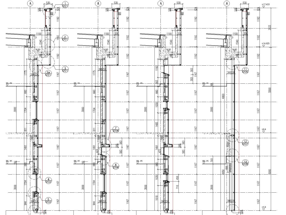 Shop drawings of facade aluminium cladding | Upwork