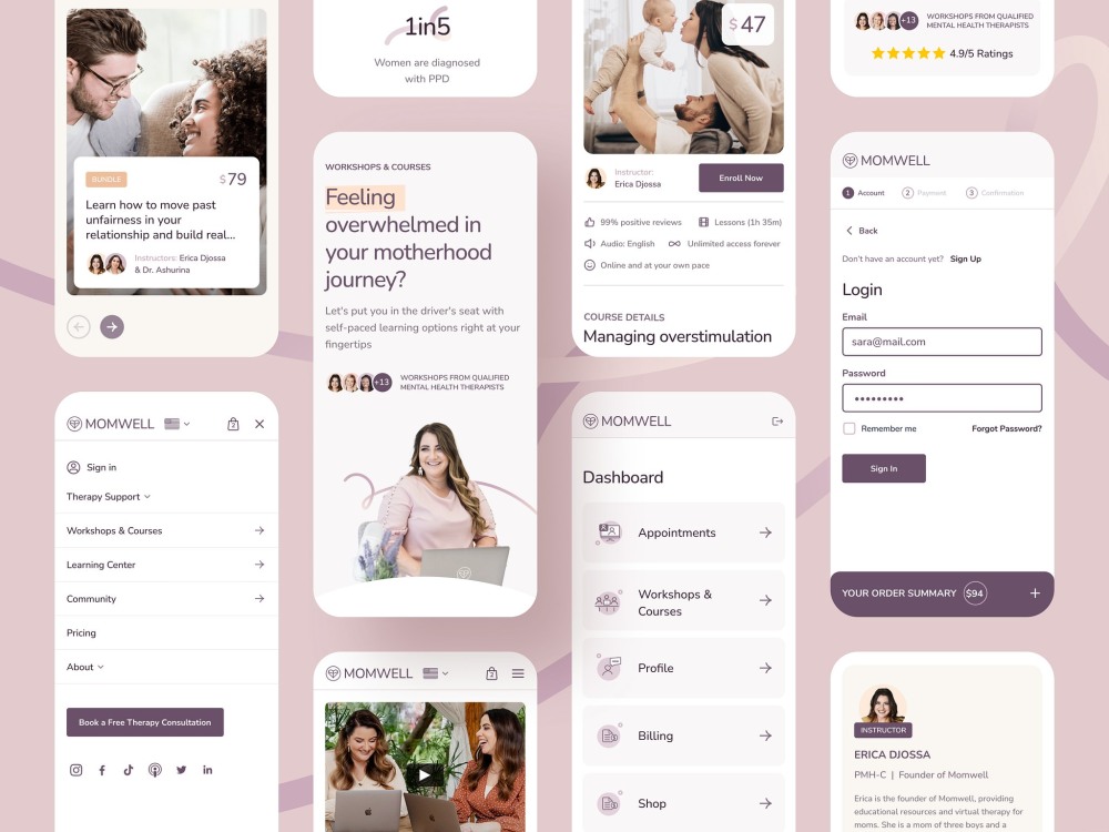 Custom Mobile App UI design for your product | Upwork