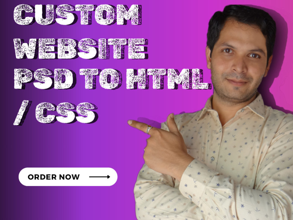 Custom responsive website frontend development Xd/ Figma / PSD to HTML/CSS. | Upwork