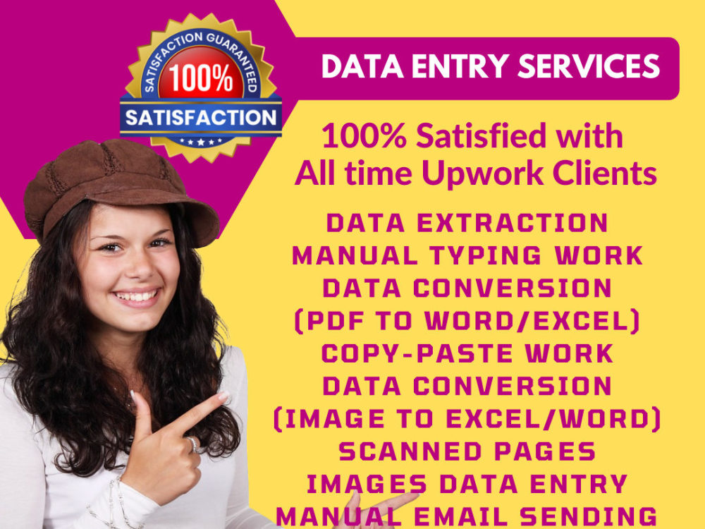 Top-Notch Virtual Assistant: Data Entry, Typing, Copy-Paste, and Lead Gen | Upwork