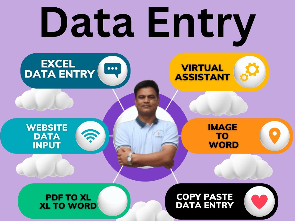 Professional Data Entry with Excel, Copy paste, PDF to Word, image to Word | Upwork